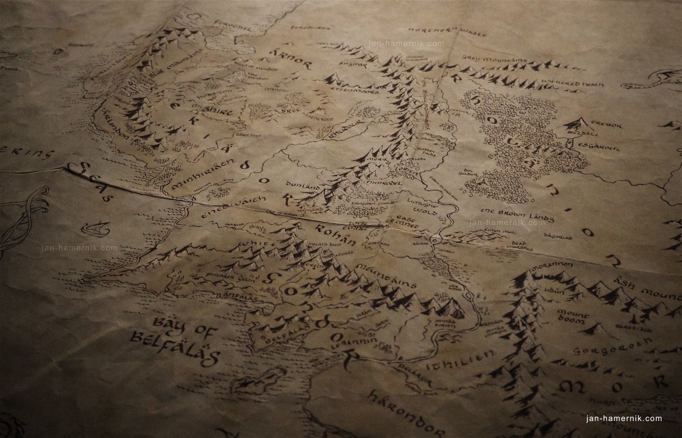 The Hobbit Map Of Bilbos Journey LEGO SDCC COMIC CON THE HOBBIT BILBO