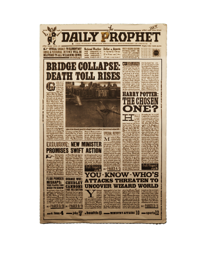 Harry Potter Death Eater Newspaper The Daily Prophet